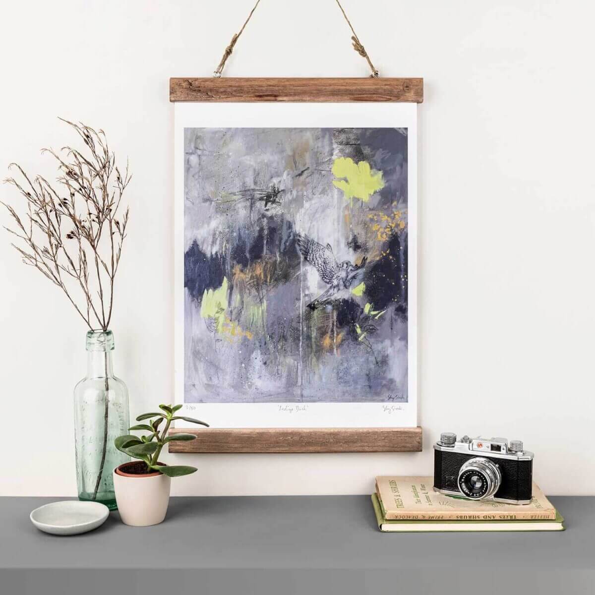Indigo Dash – Limited Edition Art Print – Sky Siouki